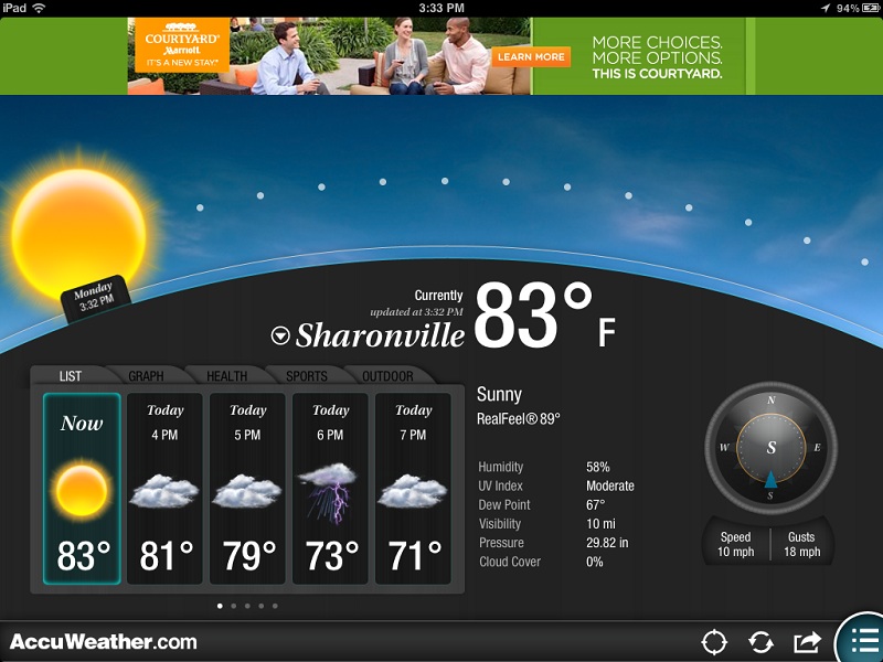 AccuWeather App for iPad Updated to Version 2.0 - Now with Customizable ...