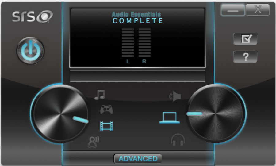 Srs audio essentials configuration - xasercine