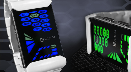 Watch the Tokyoflash Kisai Console Acetate LED Watch Light Up | GearDiary