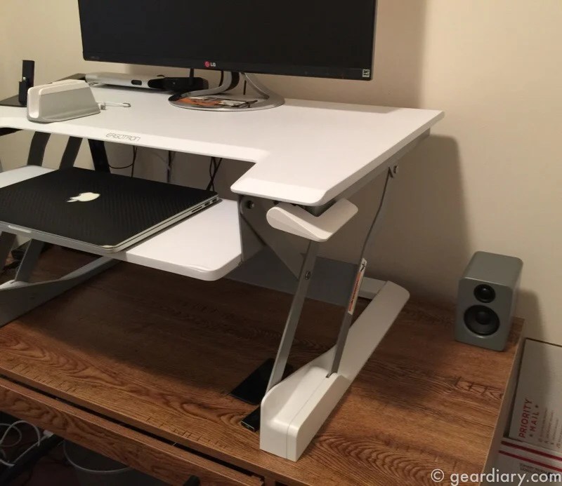 I Love My New Ergotron WorkFit-T Sit-Stand Desktop Workstation | GearDiary