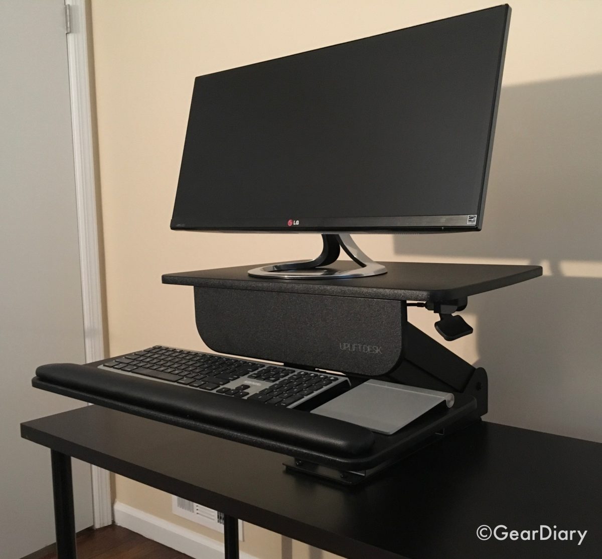 UPLIFT Adapt Height Adjustable Standing Desk Converter Takes You and ...