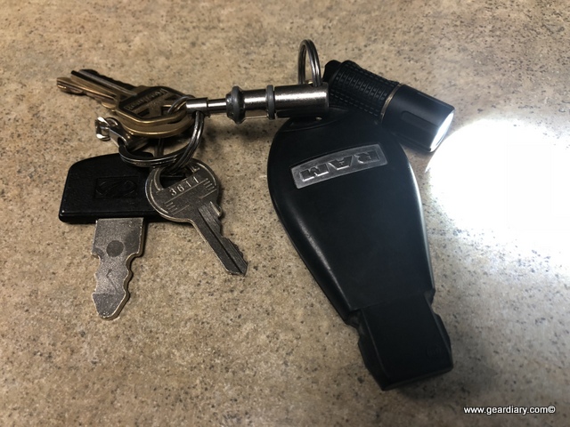 ASP Dot Rechargeable Flashlight Review: 130 Lumens on Your Keychain ...