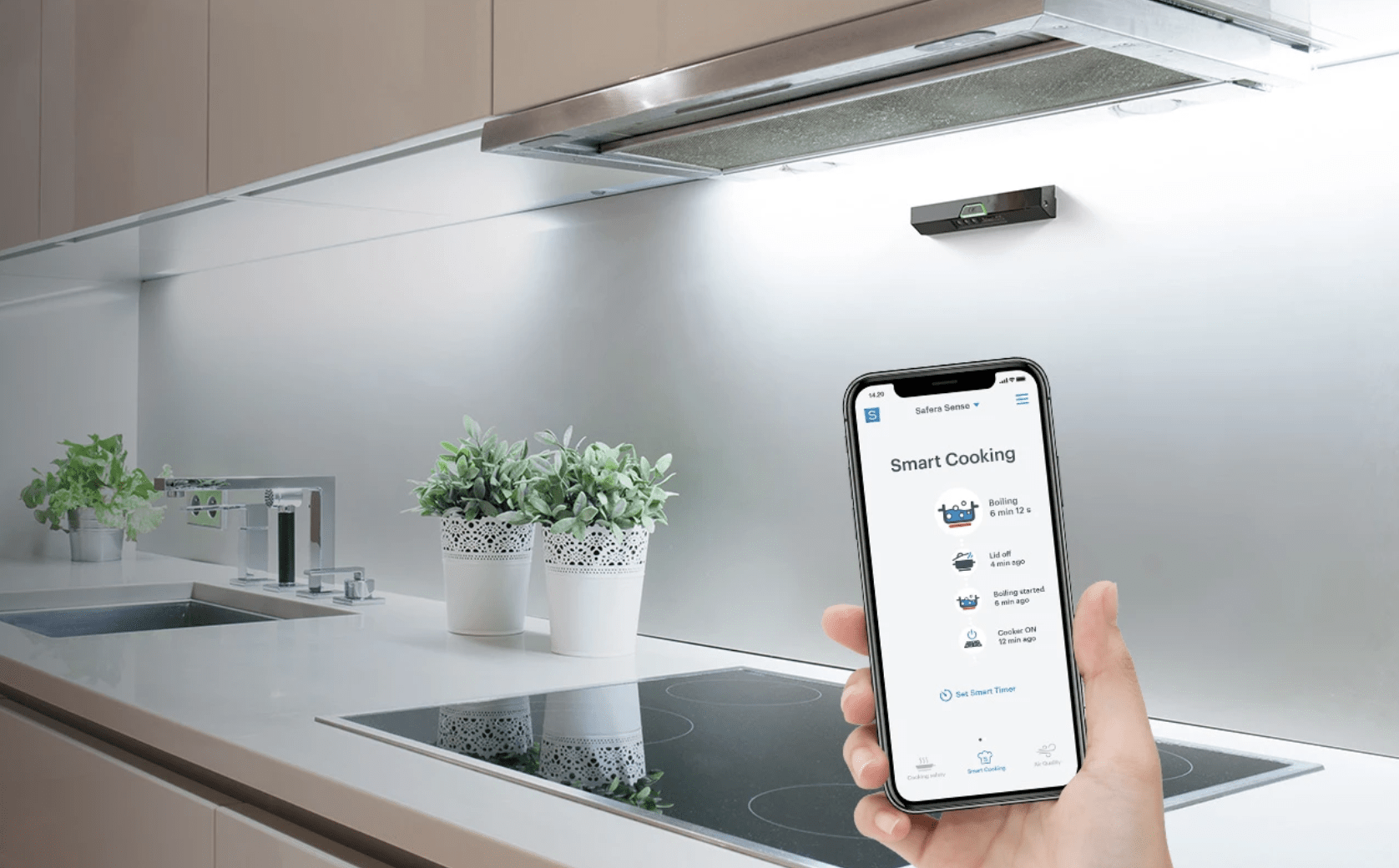 Safera Sense Smart Cooking Sensor Can Help Distracted Cooks | GearDiary