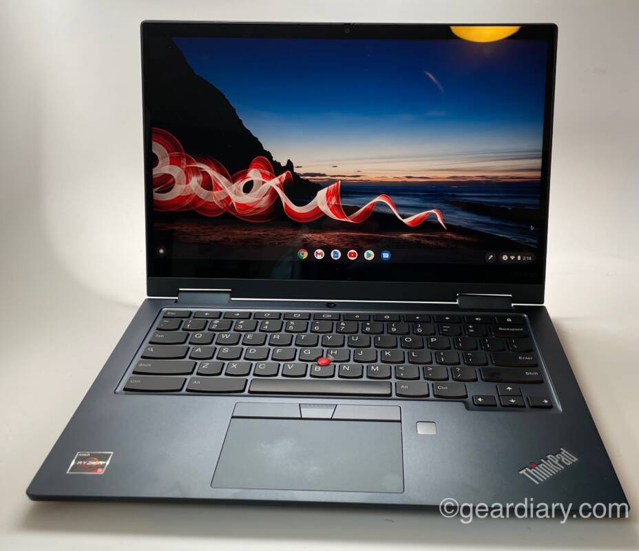 13" Lenovo ThinkPad C13 Yoga Chromebook 2-in-1 Laptop Review ...