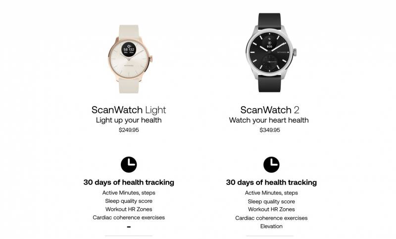 Withings ScanWatch 2 and ScanWatch Light Will Offer Even More ...