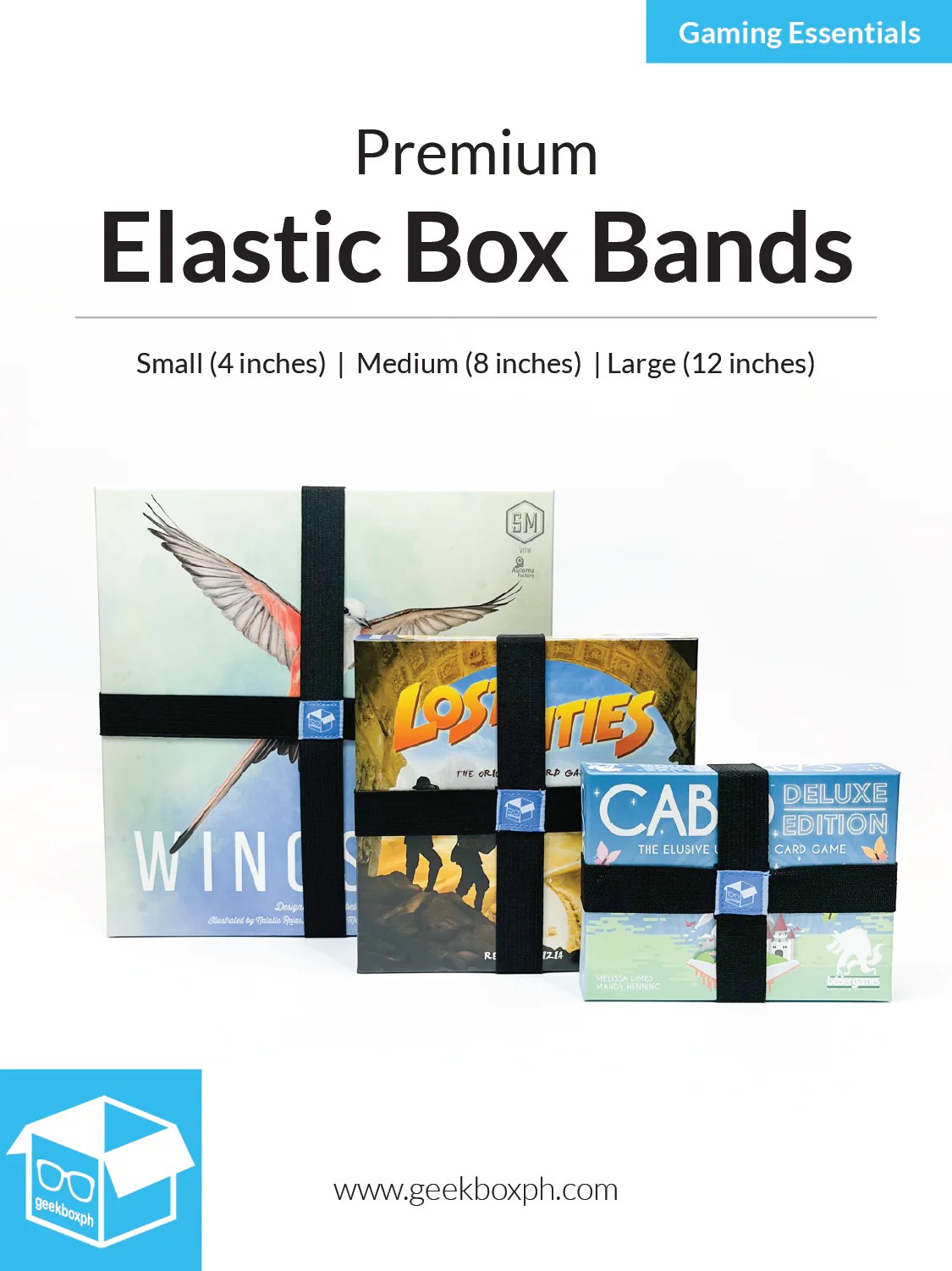 Premium Elastic Box Bands Various Sizes