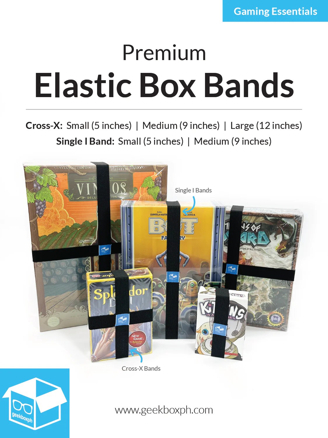 Premium Elastic Box Bands Various Sizes Philippines Geekbox Ph