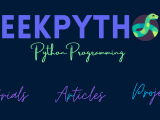 Geekpython Python Programming Tutorials