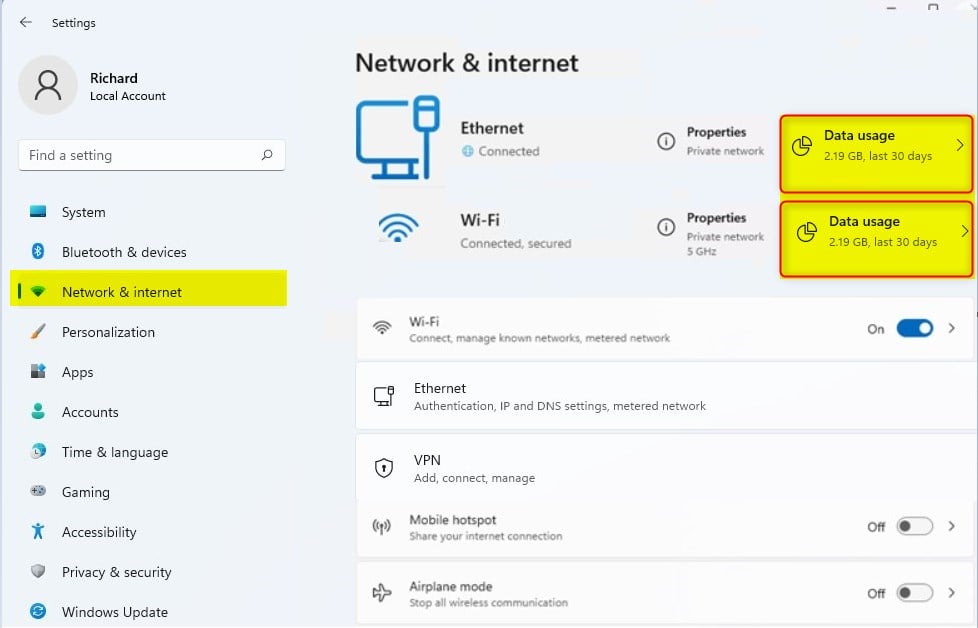 How To Reset Network Data Usage In Windows 11 Geek Rewind