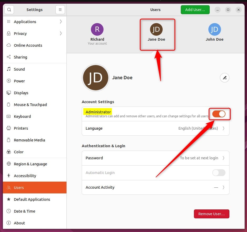 How to Change Account Type in Ubuntu Linux - Geek Rewind