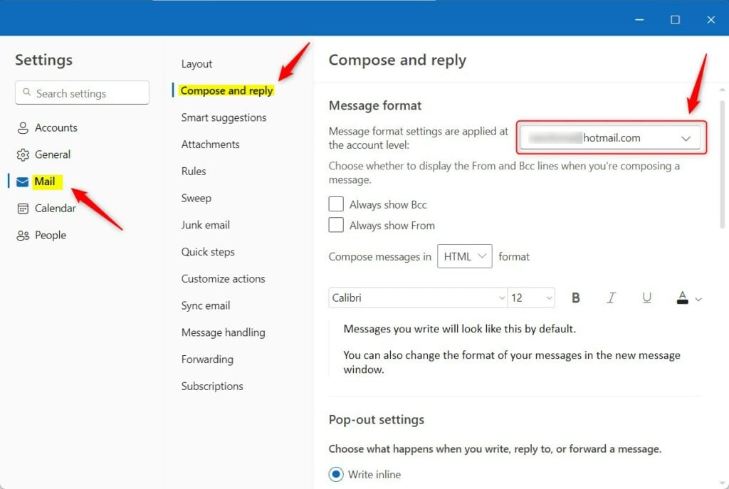 How to Use Pop-Out Window in Outlook for Windows 11 - Geek Rewind