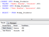 Sql Server Temporary Table Vs Table Variable Geeksarray