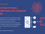 Efficient Algorithms For Everyday Problems In Python