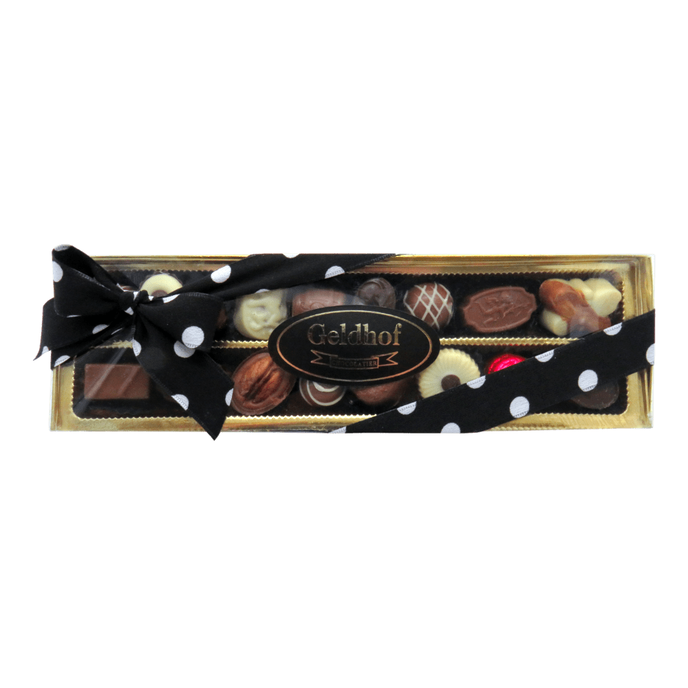 Assorted Chocolates Box (decorated) - 250g - Geldhof Chocolatier