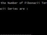 Program In C To Display Fibonacci Series With Output
