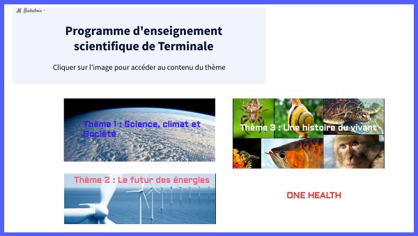 Enseignement Scientifique Terminale