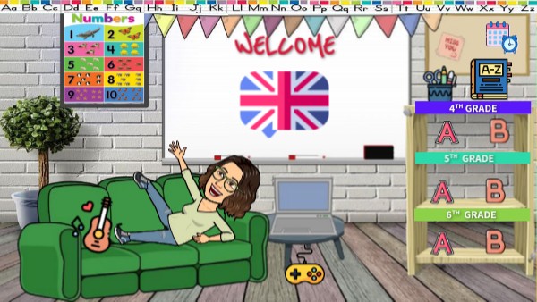 Virtual Primary Classroom Genially