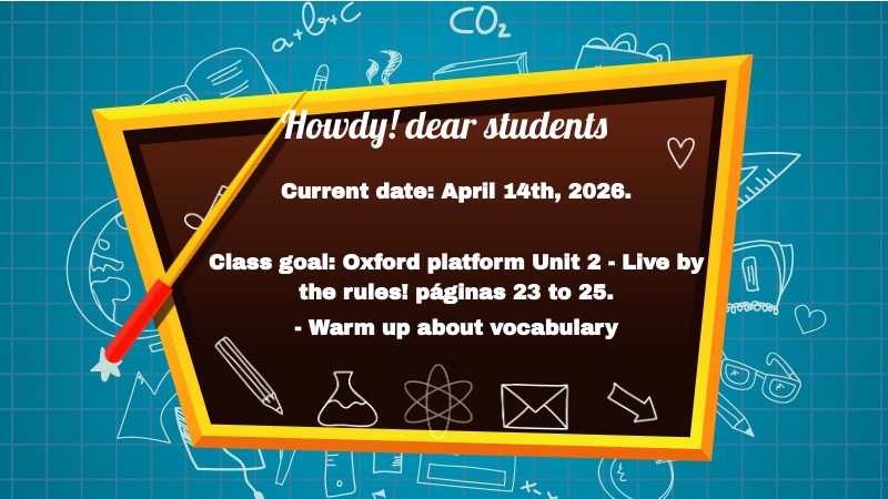 English Class 2024 Genially