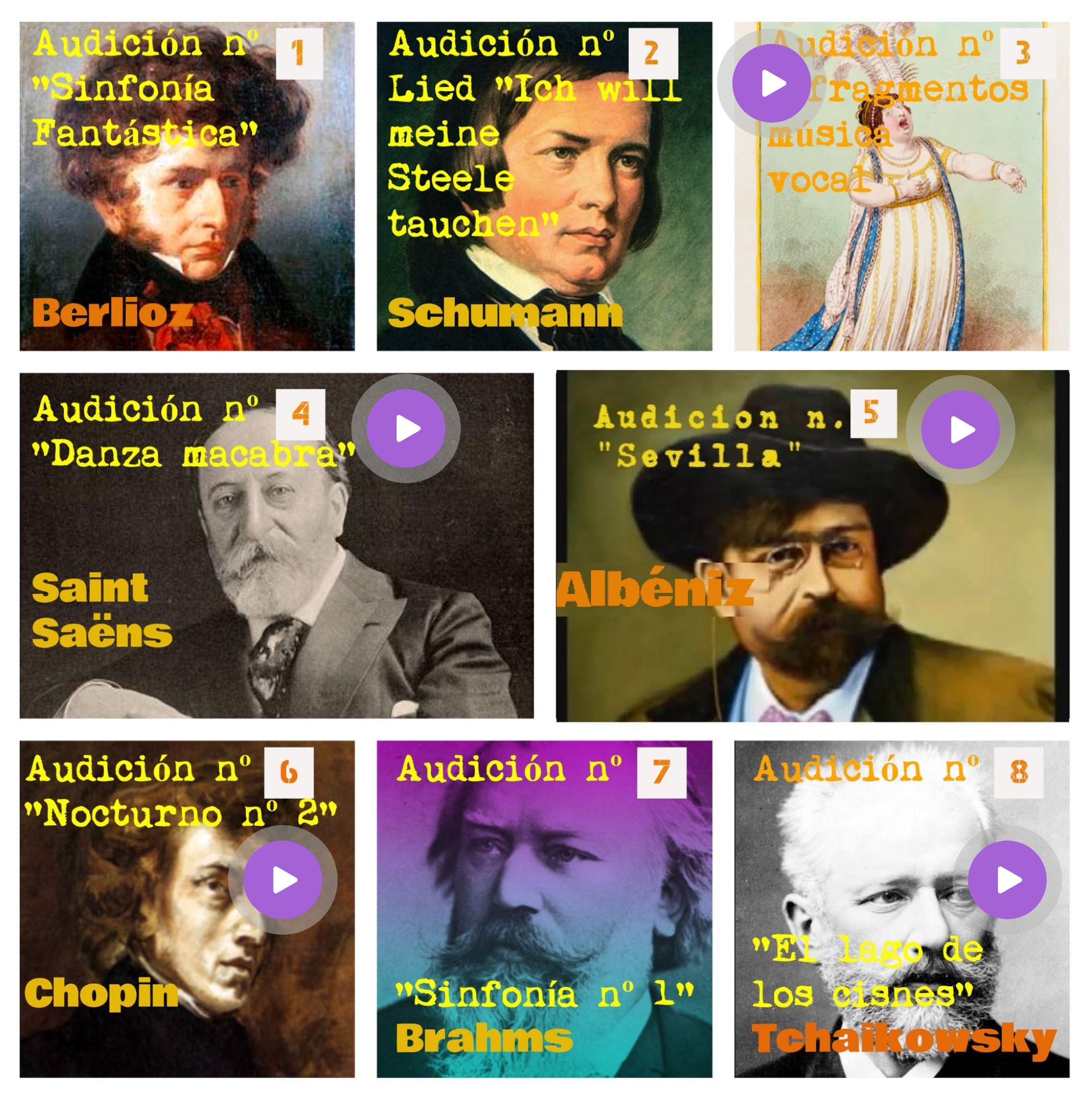 Audiciones Tema 6 Romanticismo