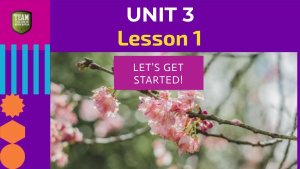 Unit 3 Lesson 1 Genially