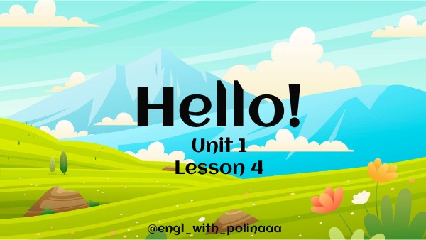 Starter Unit 1 Lesson 4 Genially