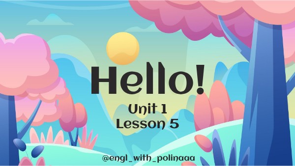 Starter Unit 1 Lesson 5 Genially