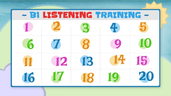 B1 Listening Training Genially