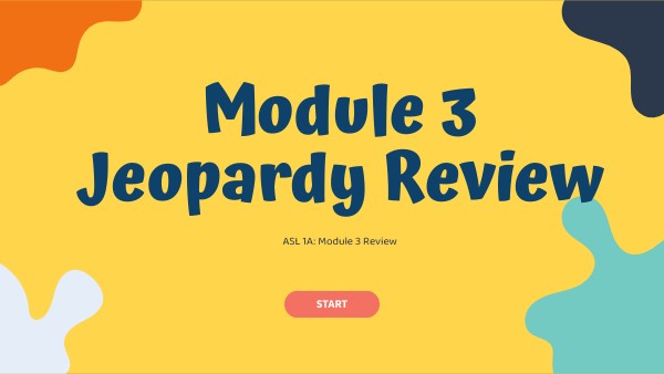 Module 3 Review Game