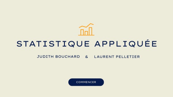 Statistique Appliquée Genially