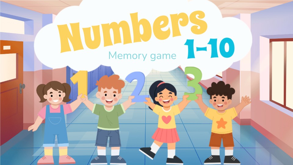 Memory Game Numbers 1 10 Genially