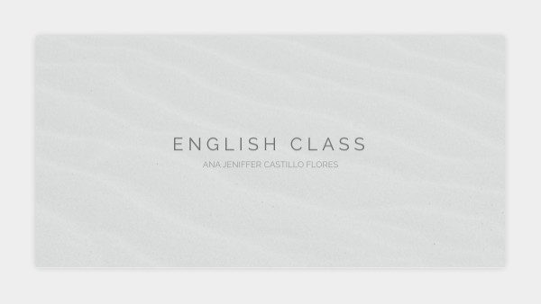 Elementary English Genially