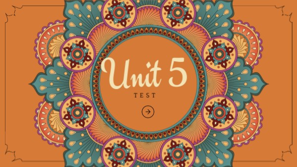 Unit 5 Test Genially