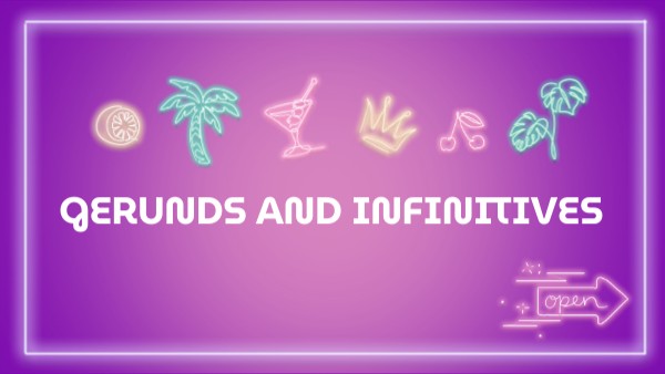 Gerund And Infinitive Genially