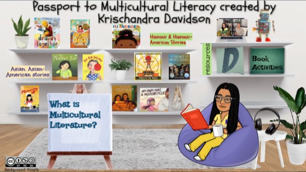 Virtual Library Editable Genially