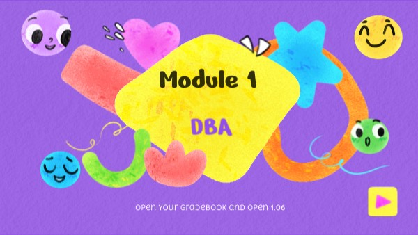 Module 1 Dba