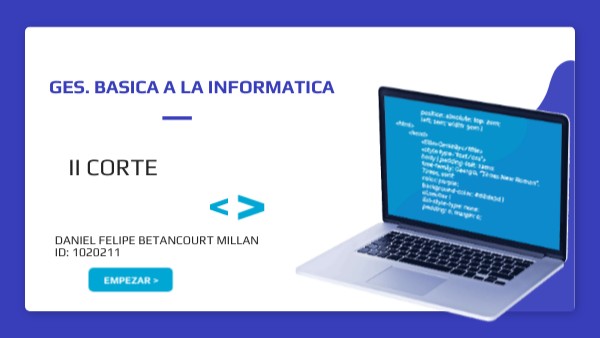 Módulo Training Code Genially