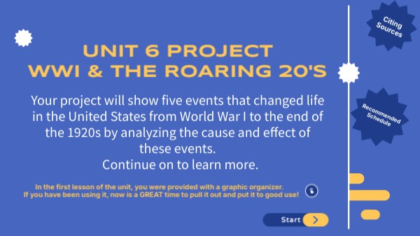 Unit 6 Project Genially