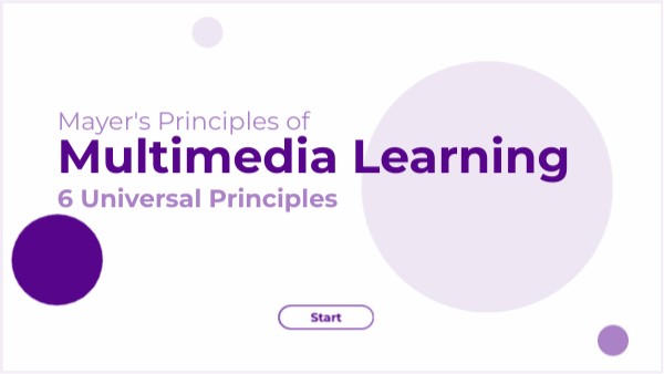Nexus Mayer S 12 Principles Of Multimedia Learning 6 Universal