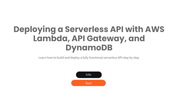 Deploying A Serverless Api With Aws Lambda Api Gateway And Dynamodb