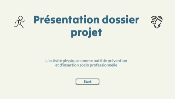 Présentation Dossier Projet Genially