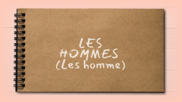 Les Hommes Les Homme Genially
