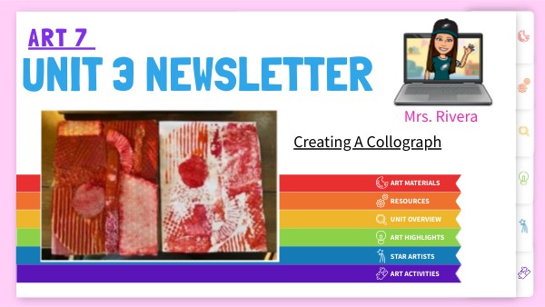 Unit 3 Newsletter Genially