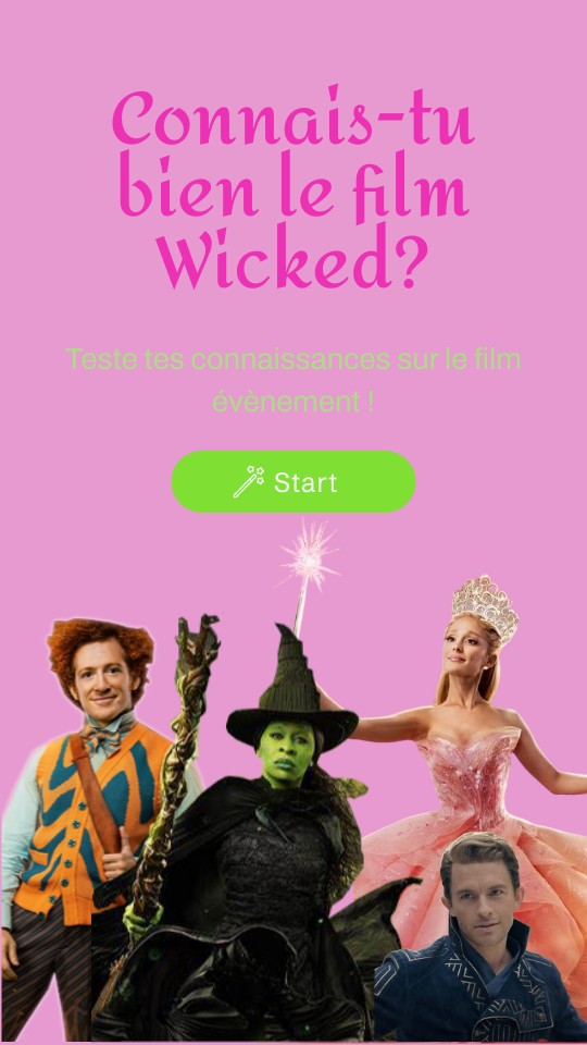 Quizz Wicked Genially