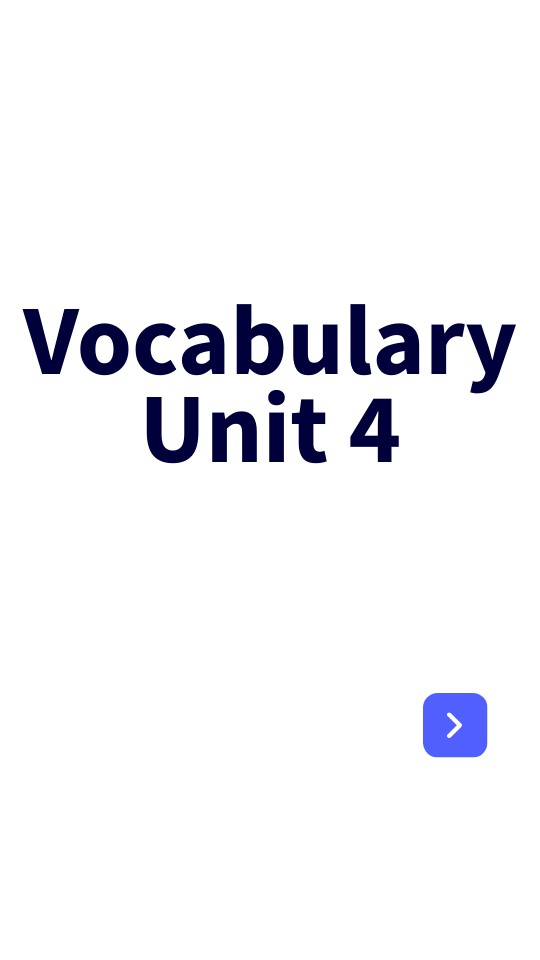 Vocabulary Unit 4 Genially