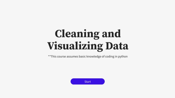 Cleaning And Visualizing Data Genially