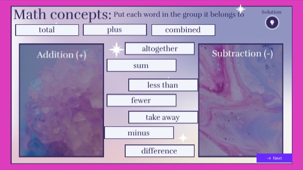 Math Concepts Genially