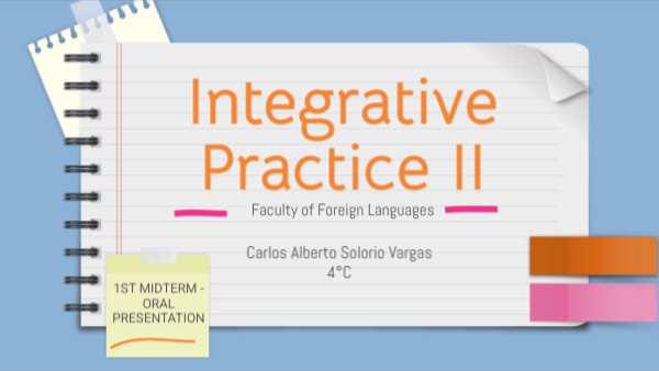 Integrative Practice Ii Genially