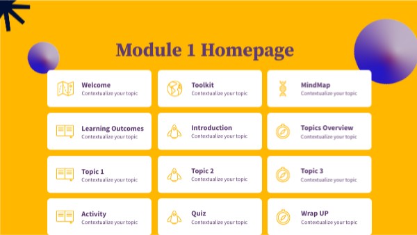 Copy Module 1 Homepage Genially