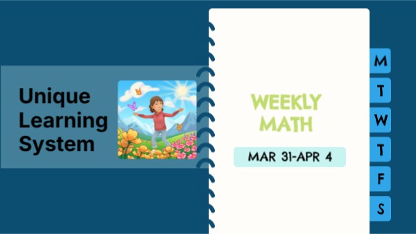 Math Week 5 Genially