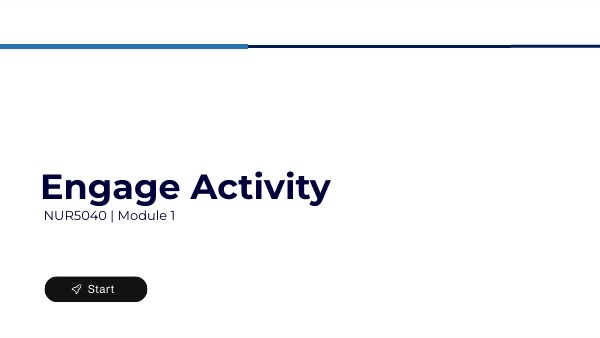 Module 1 Engage Genially